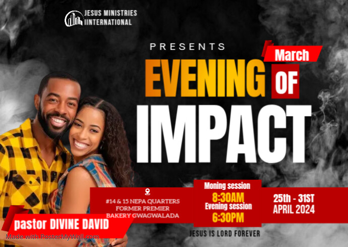 Copy of Black Professional Church A6 | PosterMyWall