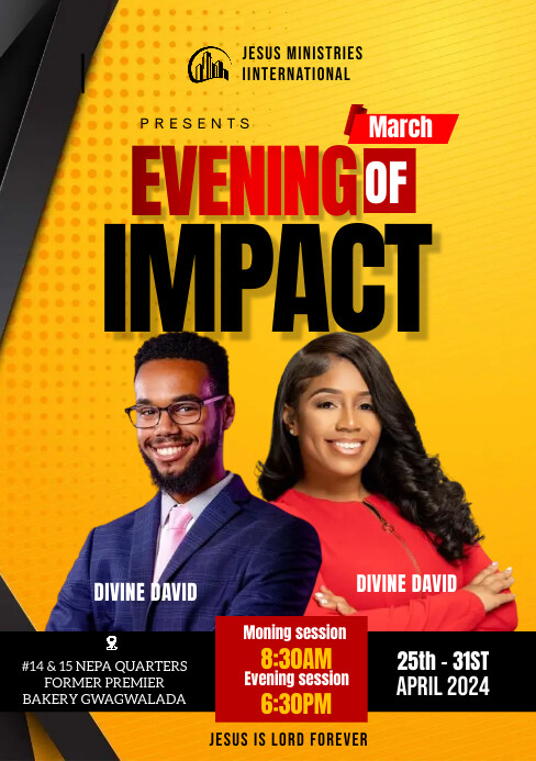 Copy of Black Professional Church Flyer A5 | PosterMyWall