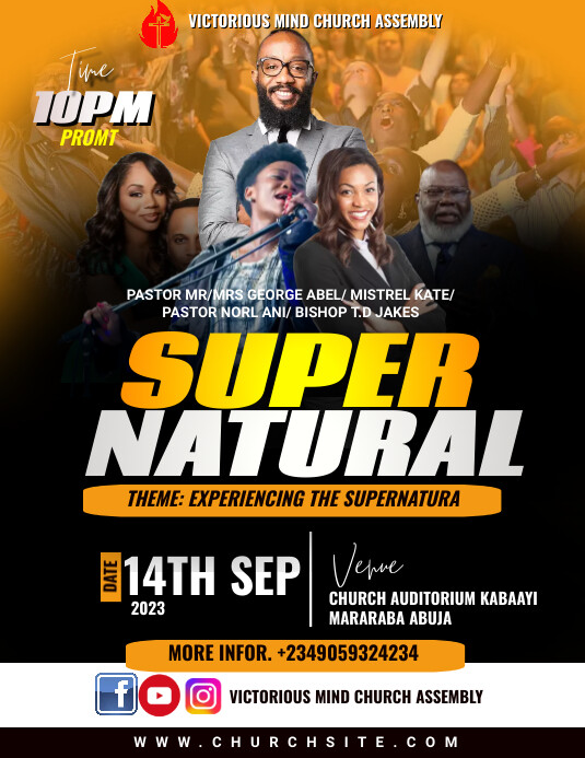 Copy of Black Professional Church Flyer Flyer (us Le | PosterMyWall