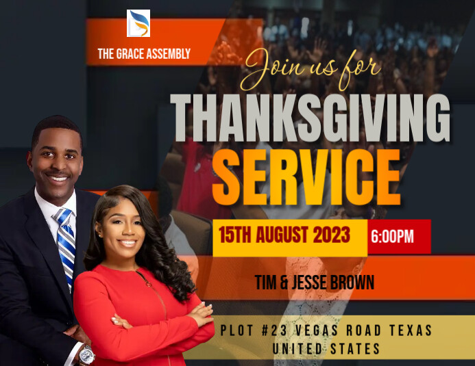 Black Professional Church Flyer Flyer (us Letter) Template | PosterMyWall