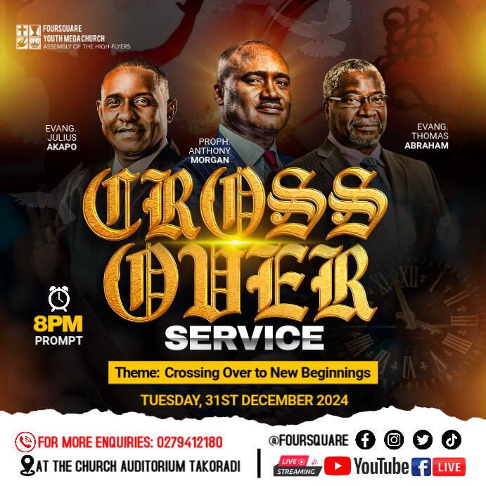 Black Professional Church Flyer Instagram Post Template | PosterMyWall