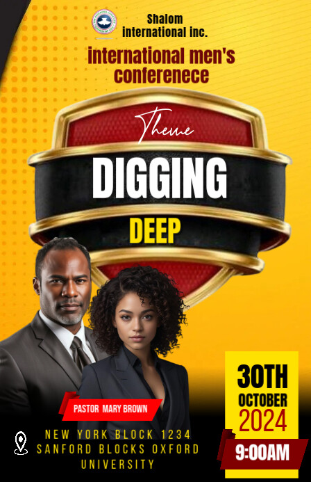 Plantilla de Black Professional Church Flyer Tabloid | PosterMyWall