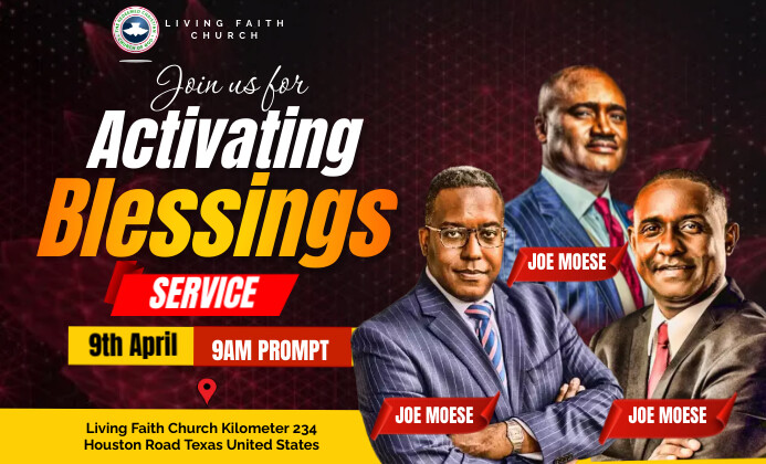 Black Professional Church Flyer Us Legal Template | PosterMyWall