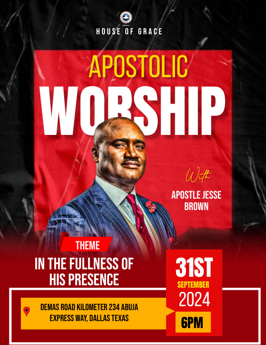 Copy of Black Professional Church Flyers Flyer (us L | PosterMyWall