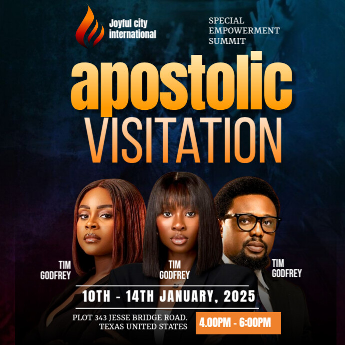 Black Professional Church Instagram Post Template | PosterMyWall