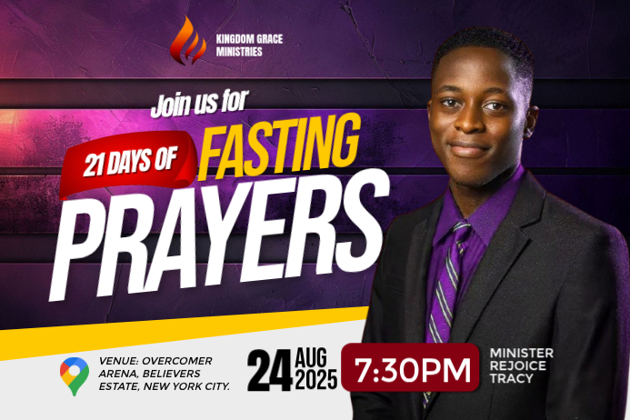 Black Professional Church Poster Template | PosterMyWall