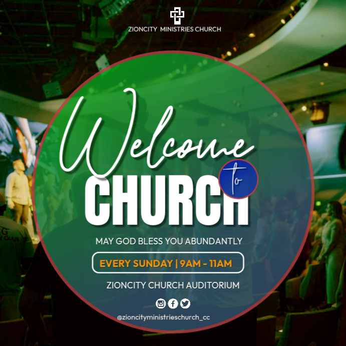 Church Service Invitation Templat | PosterMyWall