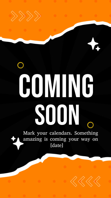 Black Professional Coming Soon Notices Insta Template | PosterMyWall