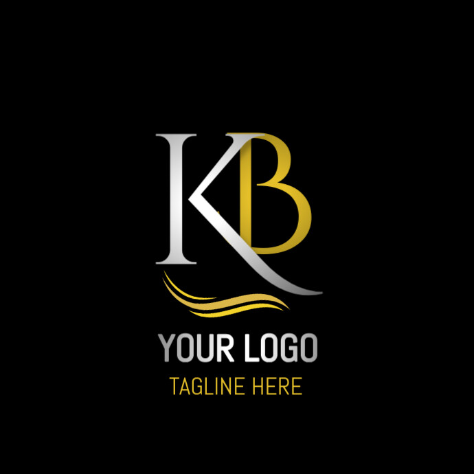 Black Professional Company Logo Template | PosterMyWall