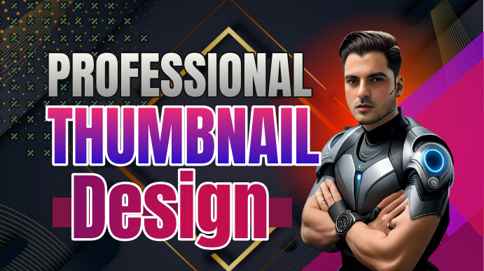 Black Professional Consultant Youtube Thumbna Template | PosterMyWall