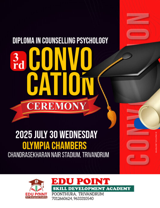 Black Professional Convocation Cermony Education Flyer (us Letter ...