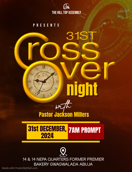 Black Professional Crossover Flyer (us Letter) Template | PosterMyWall