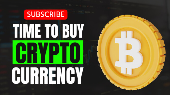 Black Professional Crypto Currency Youtube Thumbnail Template ...