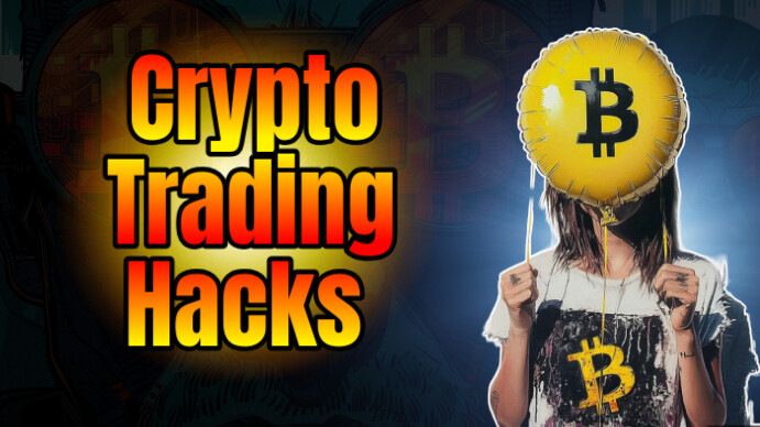 Black Professional Crypto Youtube Thumbnail Template | PosterMyWall