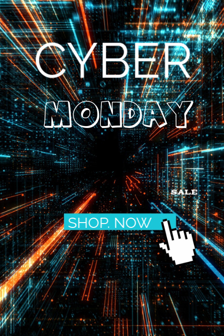 Copy of Black Professional Cyber Poster | PosterMyWall