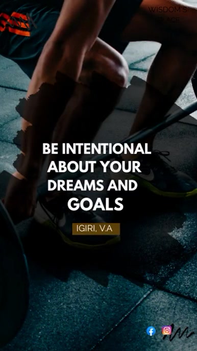 Black Professional Dreams Quote Digital Displ Template | PosterMyWall