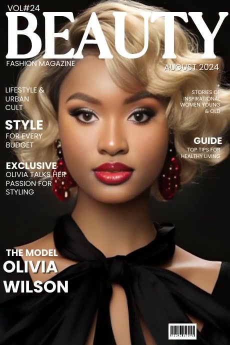 Copy of Black Professional Fashion Magazine Cover Tem | PosterMyWall