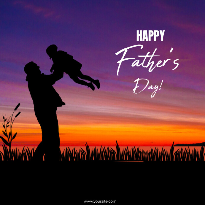 Black Professional Father's Day Instagram Pos Template | PosterMyWall