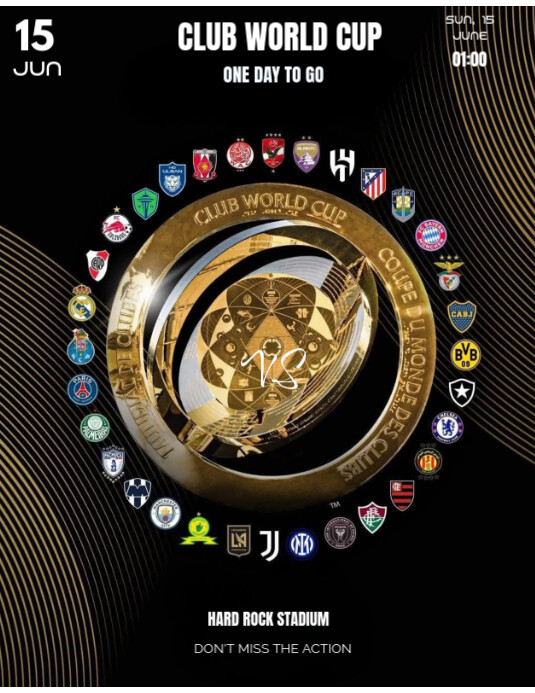 Copy of Black Professional Fifa Club World Cup 2025 Templates Flyer (us ...