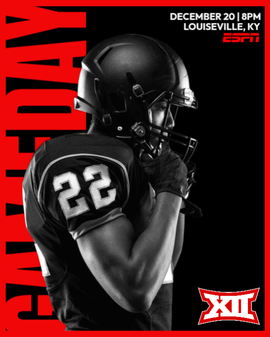 Black Professional Football Gameday Instagram Portrait Template ...