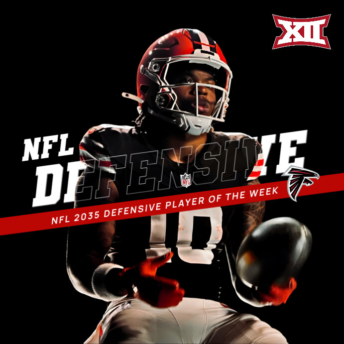 Copy of Black Professional Football Gameday Instagram Post | PosterMyWall