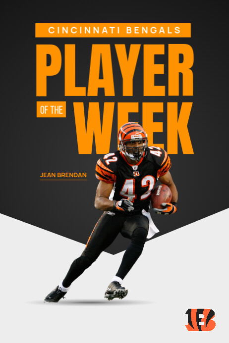 Plantilla de Black Professional Football Gameday Poster | PosterMyWall