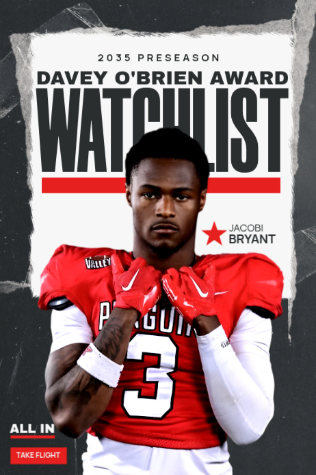 Black Professional Football Gameday Poster Template | PosterMyWall