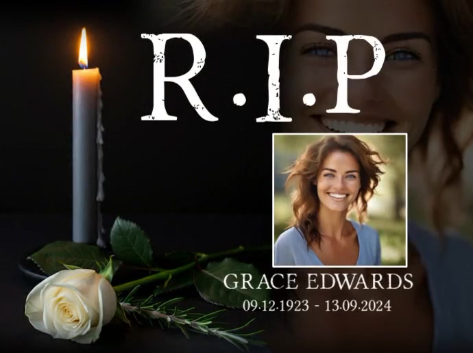 Black Professional Funeral Services Presentation Template | PosterMyWall