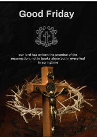 Good Friday Poster Template | PosterMyWall