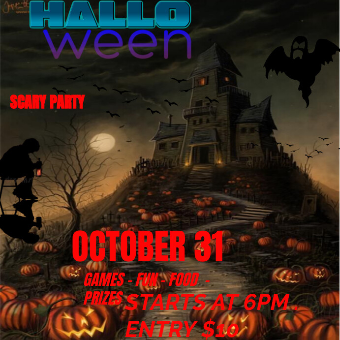 Copy of Black Professional Hallo Instagram Post | PosterMyWall