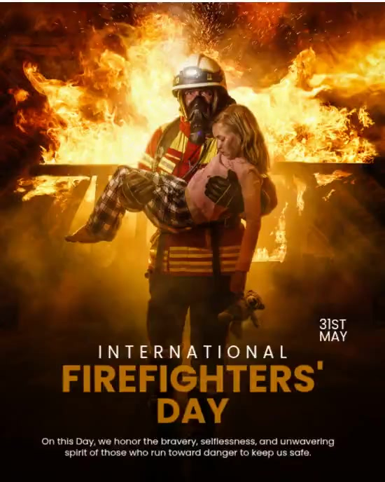 International Firefighters' Day Template | PosterMyWall