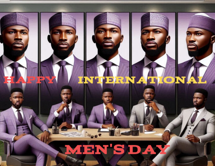 Copy of Black Professional International Men's Day Flyer Flyer (us ...