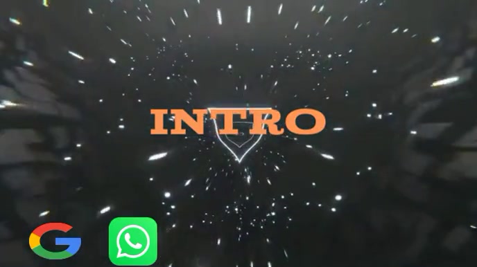 Black Professional Intro Video Digital Display (16:9) Template ...