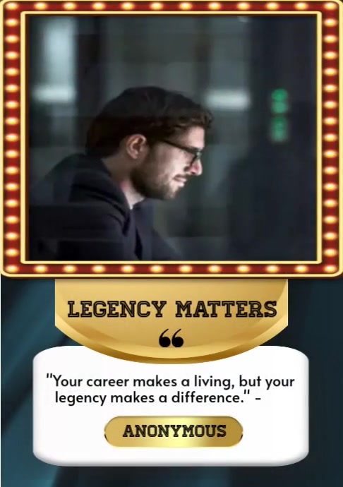 Black Professional Legency Matters Post A4 Template | PosterMyWall