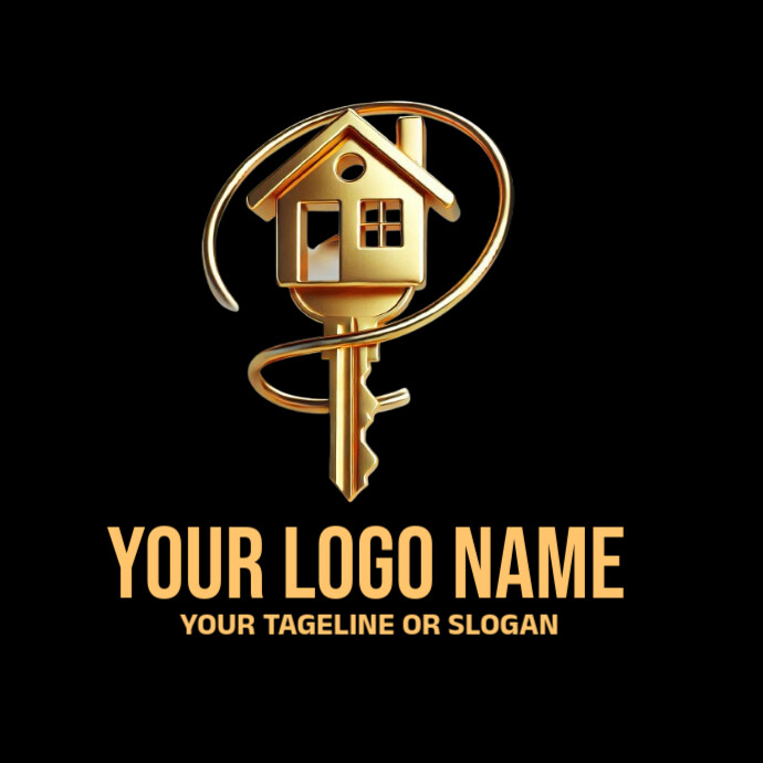 Black Professional Luxury Building Logo,luxury Real Estate Logo, Real ...