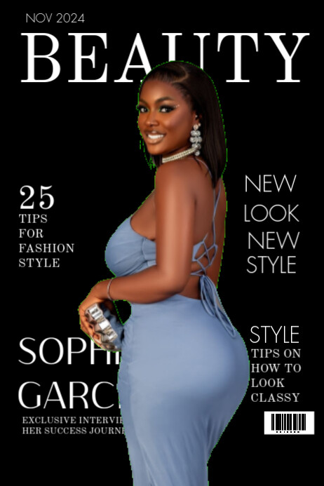 Plantilla de Black Professional Magazine Cover Design Poster | PosterMyWall