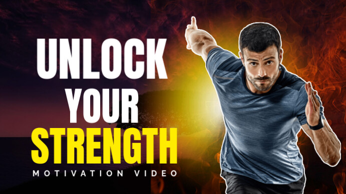 Black Professional Motivation Youtube Thumbnail Templat | PosterMyWall