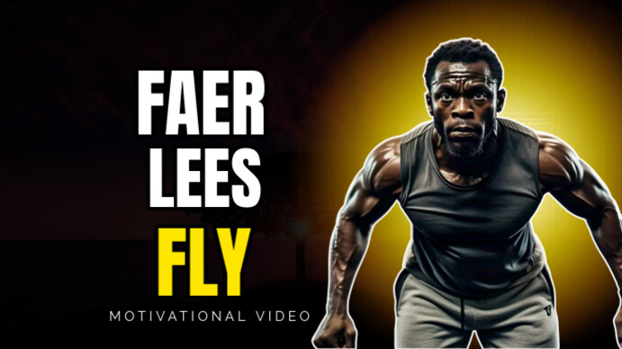 Black Professional Motivation Youtube Thumbnail Template | PosterMyWall