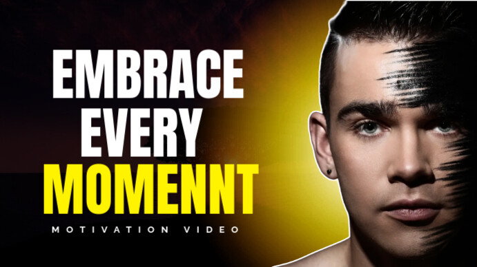 Black Professional Motivation Youtube Thumbnail Template | PosterMyWall