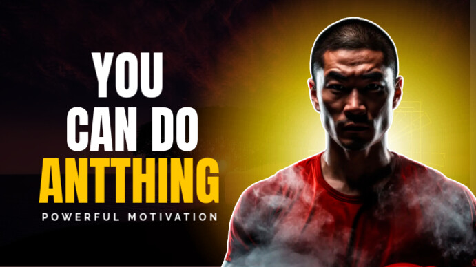 Black Professional Motivation Youtube Thumbnail Template | PosterMyWall