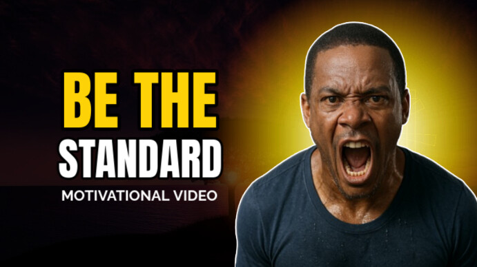 Black Professional Motivation Youtube Thumbnail Template | PosterMyWall