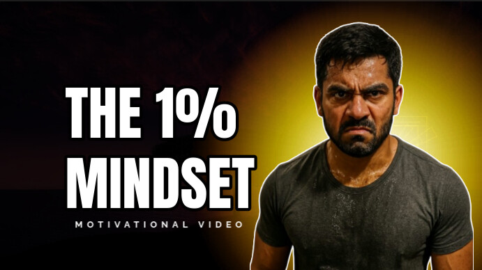 Black Professional Motivation Youtube Thumbnail Template | PosterMyWall