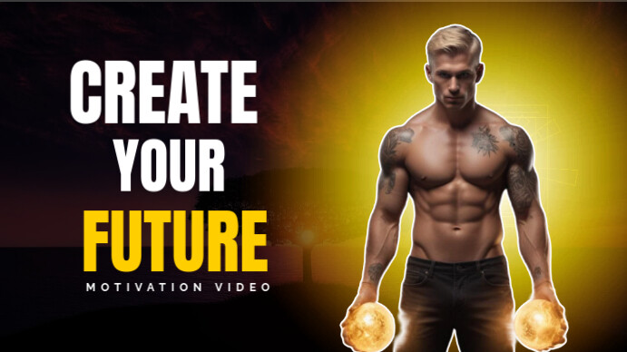 Black Professional Motivation Youtube Thumbnail Template | PosterMyWall