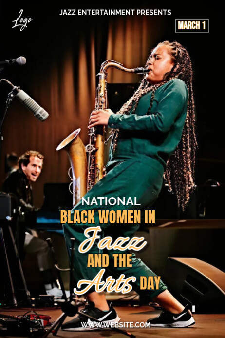 Plantilla de Black Professional National Black Women In Jazz And The ...