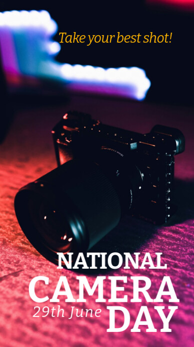 Copy of Black Professional National Camera Day Instagram Story ...