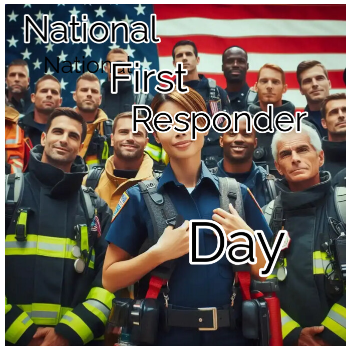 Copy of Black Professional National First Responder Day Instagram Post ...