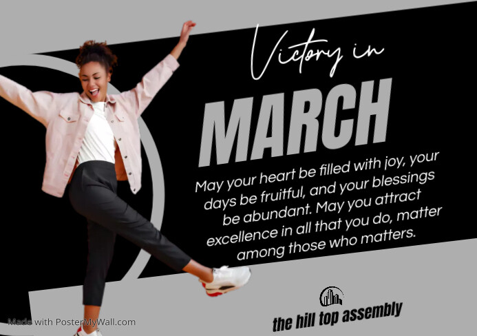 Black Professional New Month A5 Template | PosterMyWall