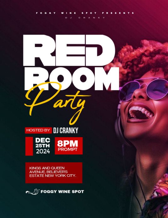 Black Professional Party Invitation Design, Event Flyer, Party Poster ...
