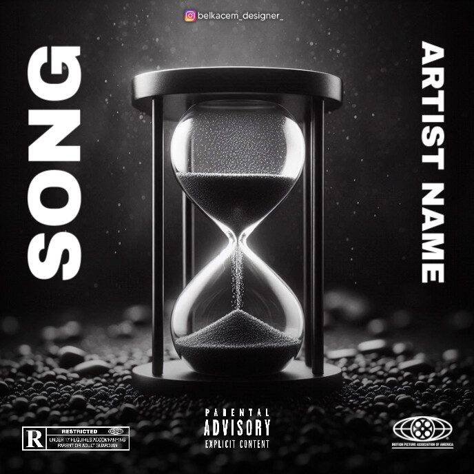 Black Professional Postermywall Album Cover Template | PosterMyWall