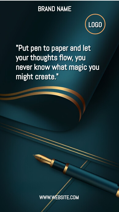 Black Professional Quote Digital Display (9: Template | PosterMyWall